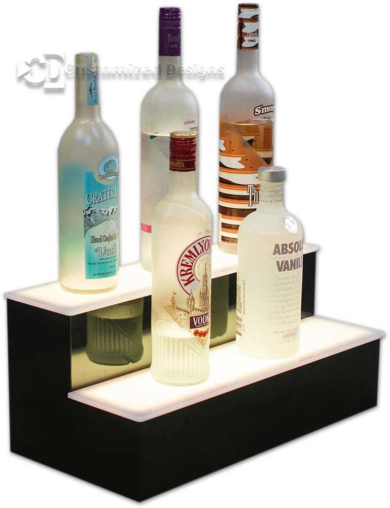 2 Step 19" Liquor Display - Customizeddesigns.com