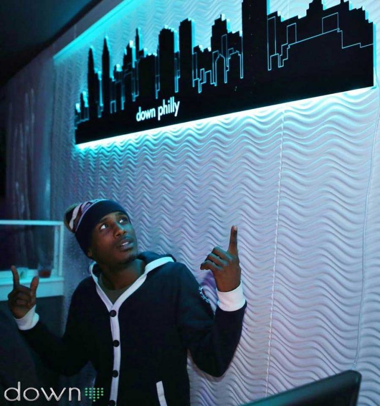 LED Lighted Philadelphia Skyline Art - Wall Mounted