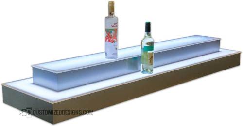 Multi-Sided Island Style Commercial Bar Shelving for Restaurants & Bars