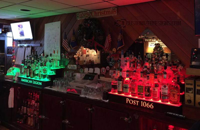 36" 3 Step Liquor Displays - Bar Displays - Products & Ideas