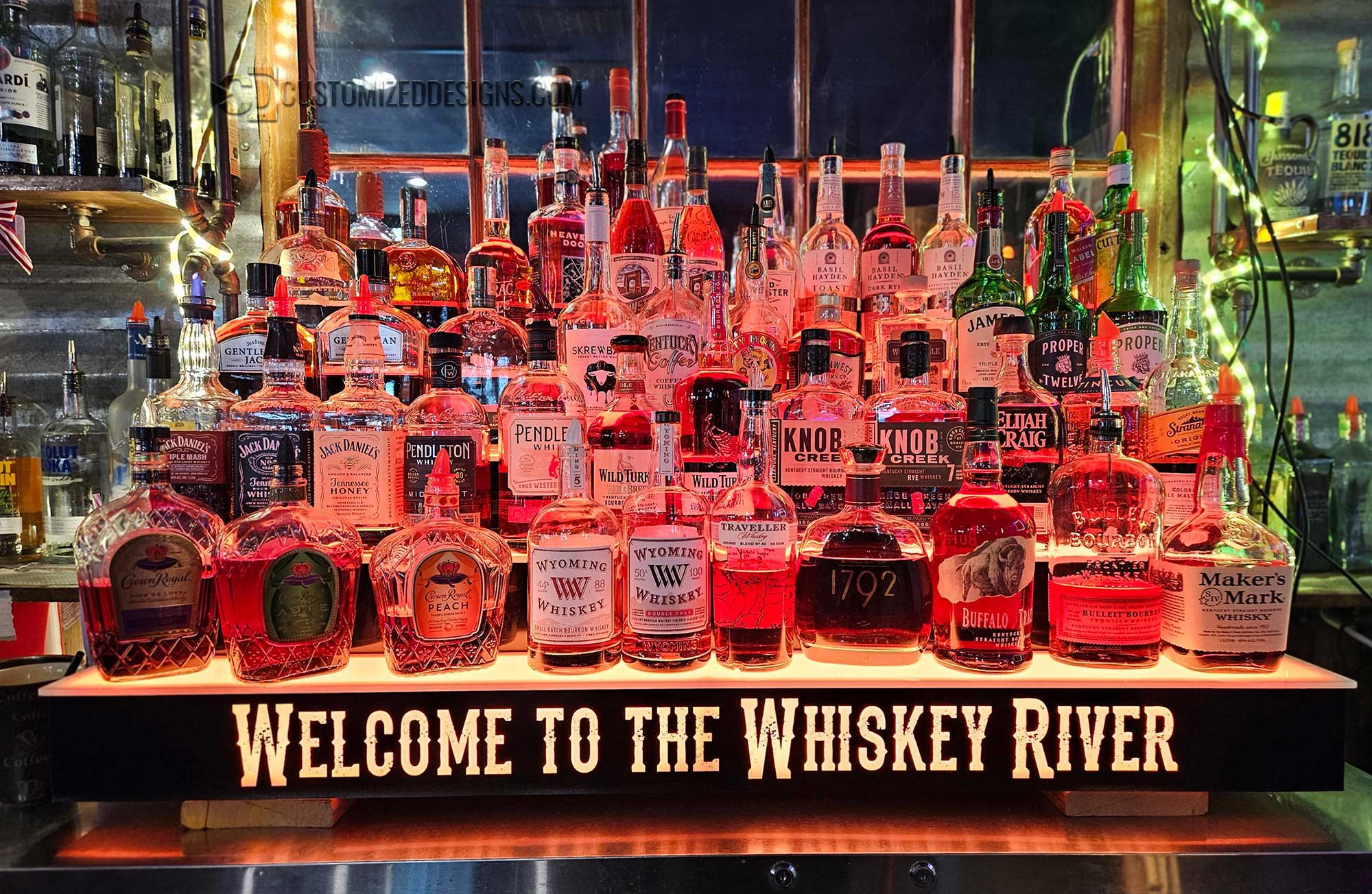 Awesome 5 Tier Whiskey & Bourbon Home Bar Display - Home Bar Ideas ...