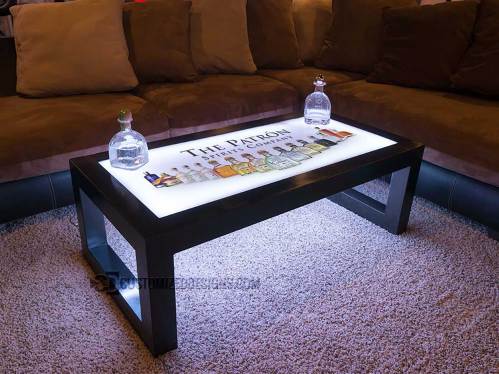 Carbon Series LED Coffee Table - Customizeddesigns.com