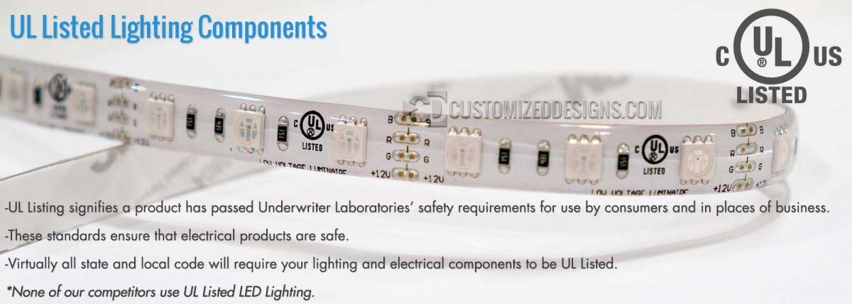 1 Tier Lighted Bar Shelving w/ LED Lighting - Bottle Glorifiers