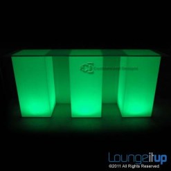 18" x 18" LED Lighted Lounge Table - Lumen Series Nightclub Tables
