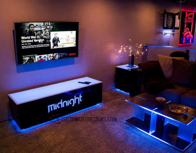 Custom Cubix LED Coffee Tables - Customized Designs