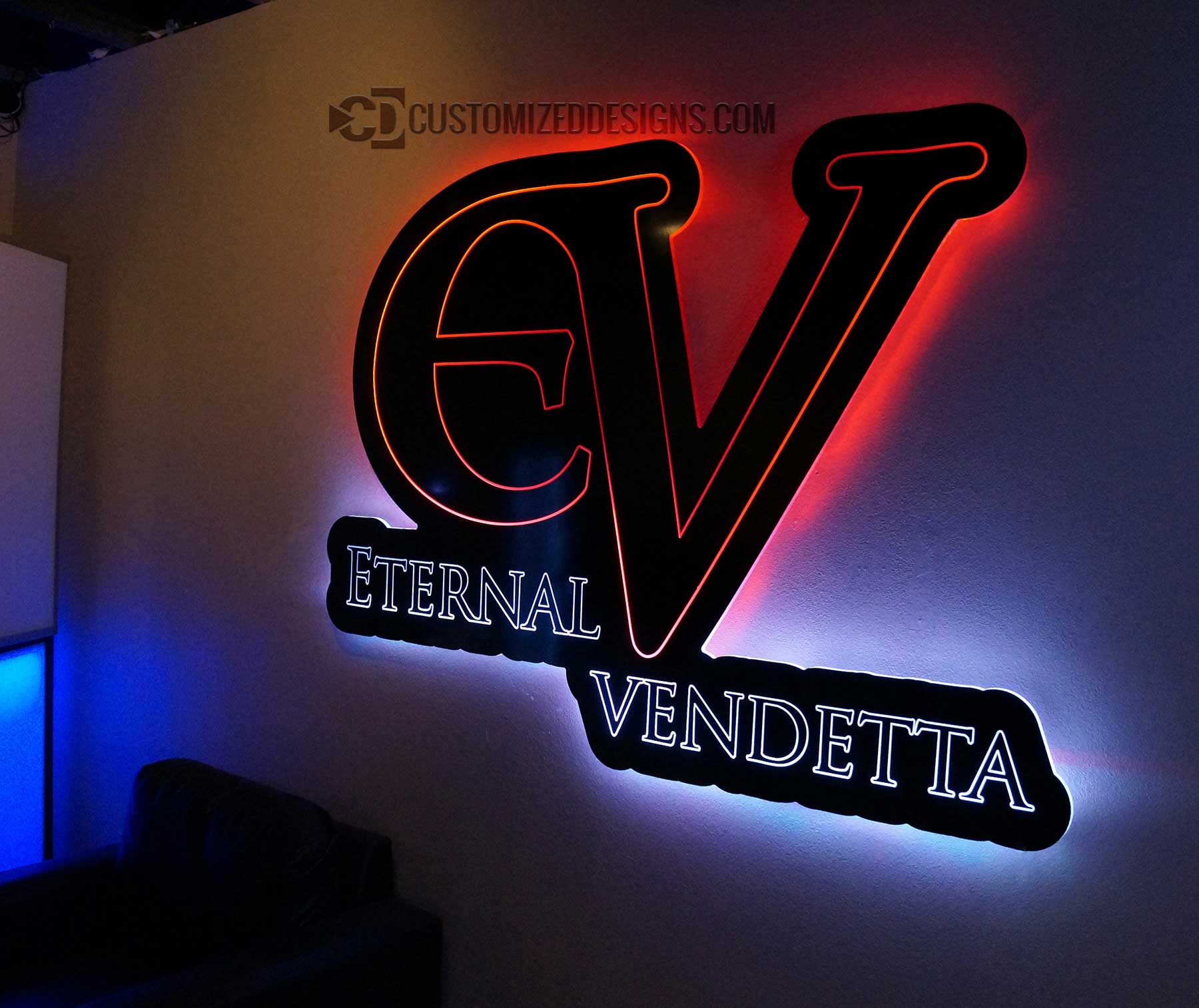 Custom Backlit LED Signs - Customizeddesigns.com