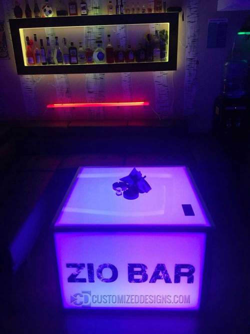 Lighted Back Bar Wall Display Shelves - LED Lighting - Modern Design