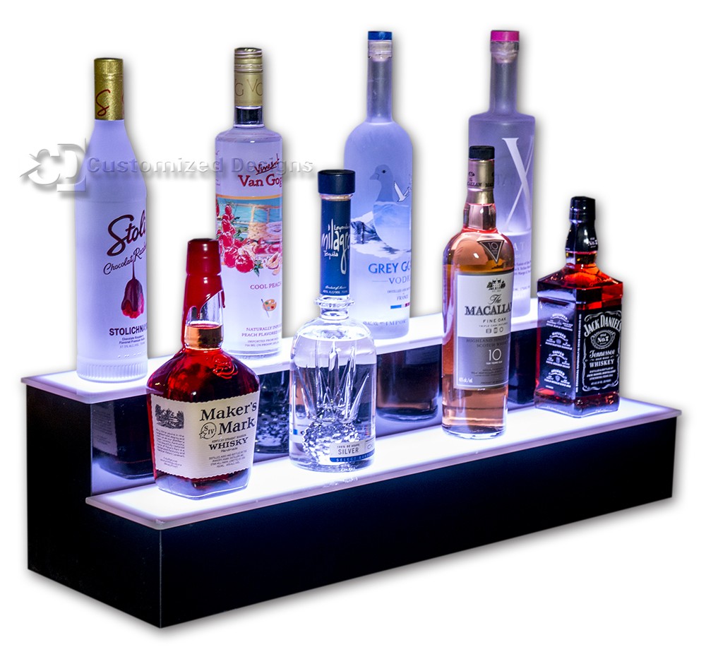 2 Step 28" Liquor Display - Customizeddesigns.com