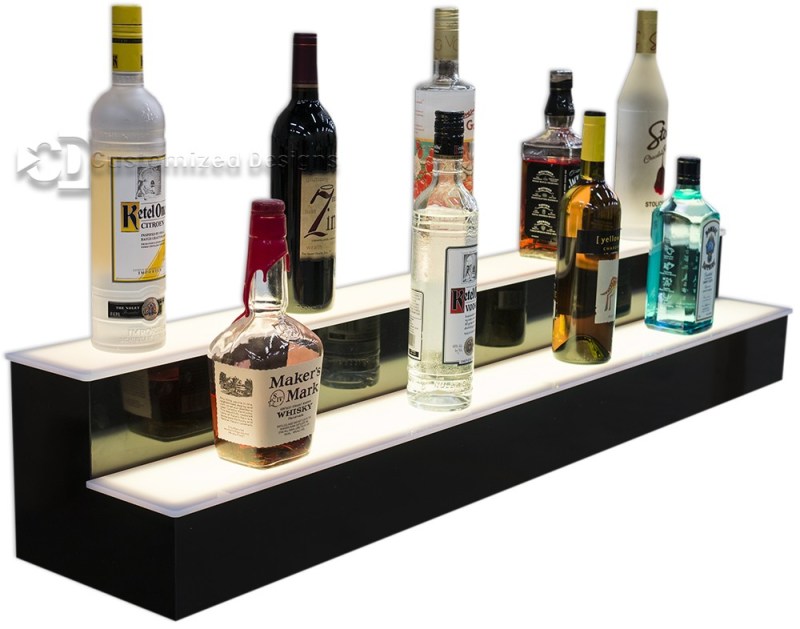 2 Step 46" Liquor Display - Customizeddesigns.com
